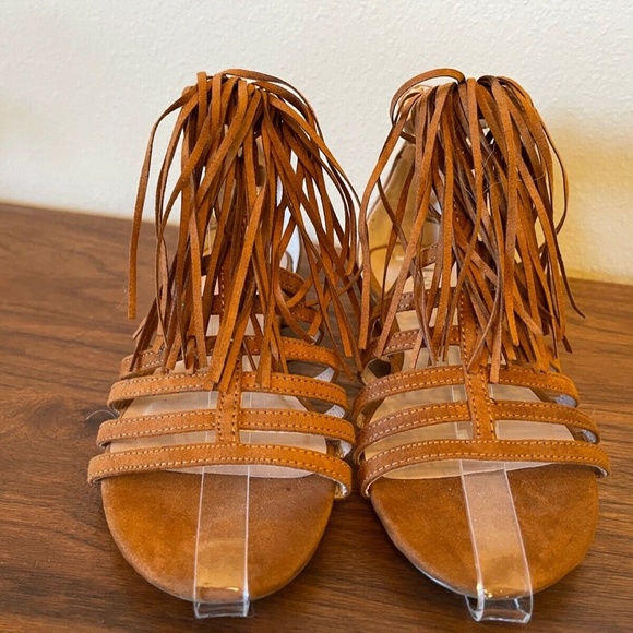Mixx Shuz | Shoes | Brand New Mixx Shuz Fringe Ankle Sandal Double ...